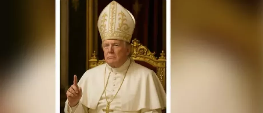 Donald Trump a publié, cette nuit, sur son réseau social une image ...