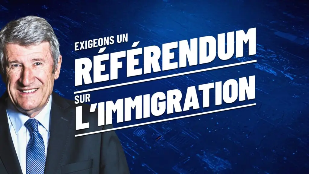 La pétition de Philippe de Villiers pour exiger un référendum sur l ...