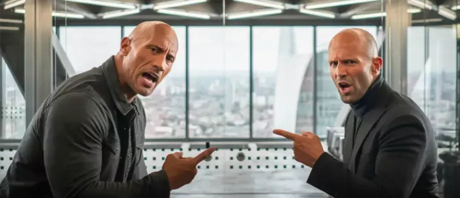 Audiences prime : Les muscles de Dwayne Johnson et Jason Statham sur ...