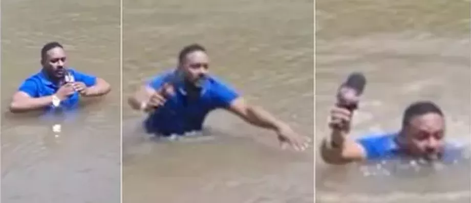 En plein duplex, un journaliste découvre le corps d'une adolescente de 13 ans disparue depuis ...